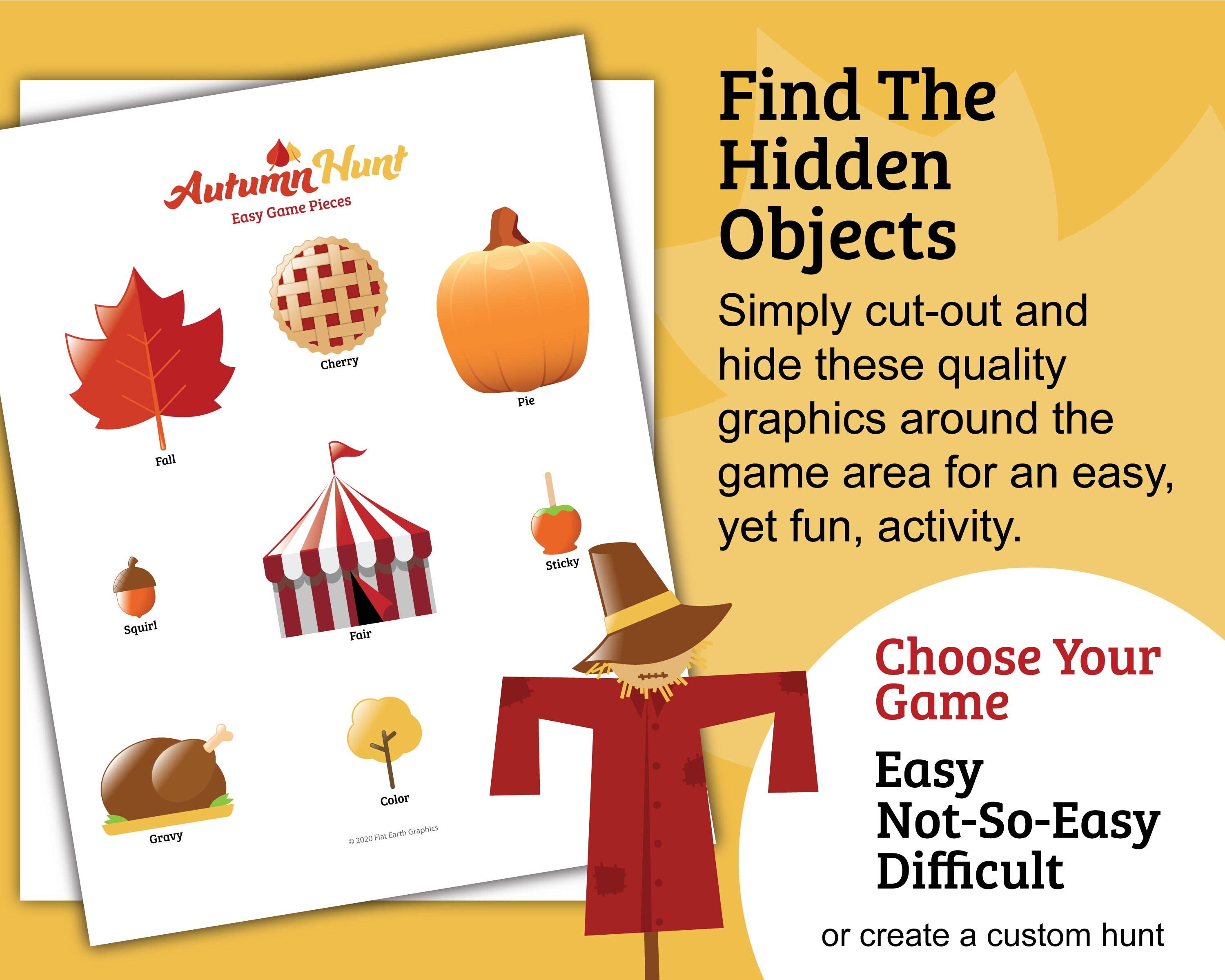 Autumn Hidden Objects Party Game - Etsy