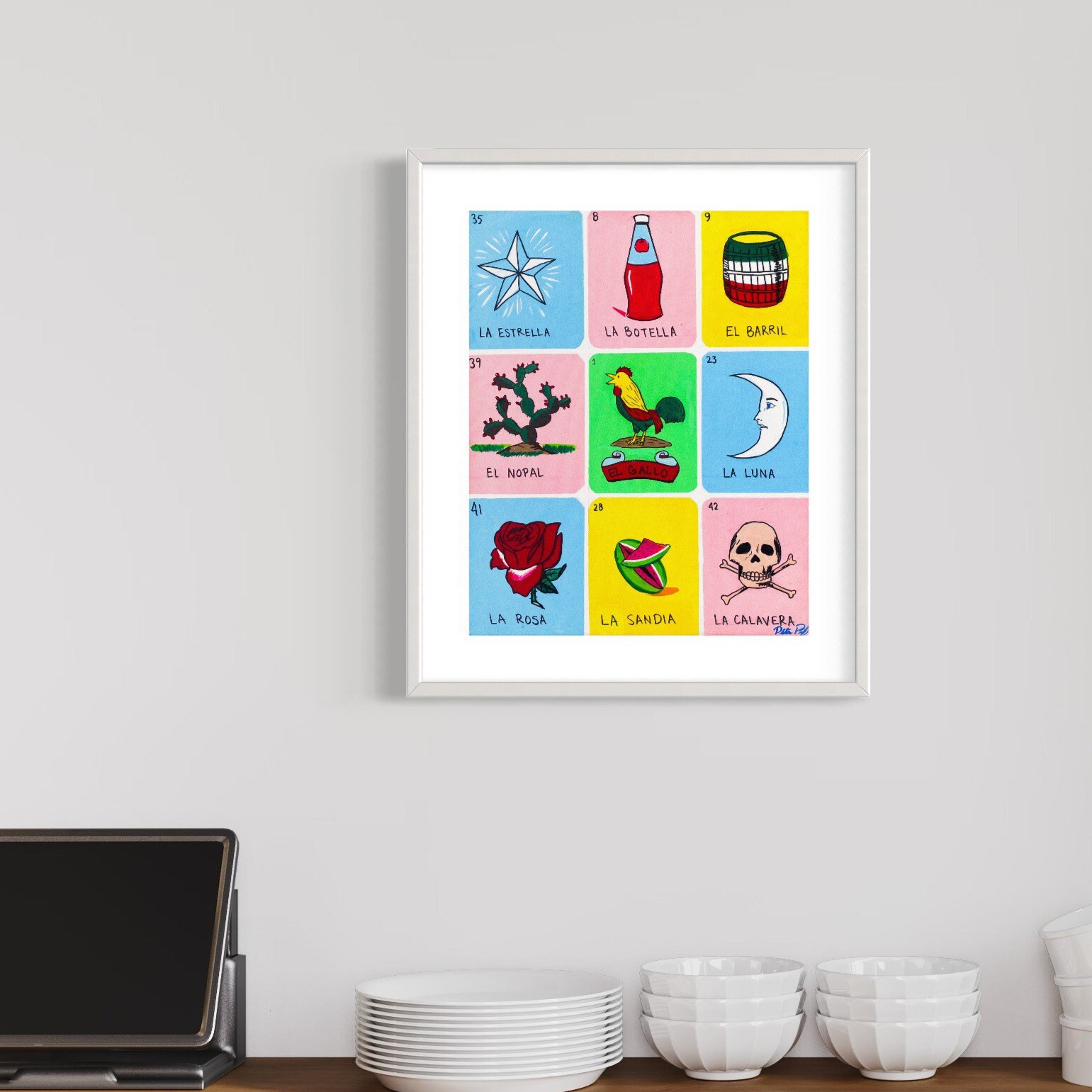 Loteria Painting - Print - Etsy