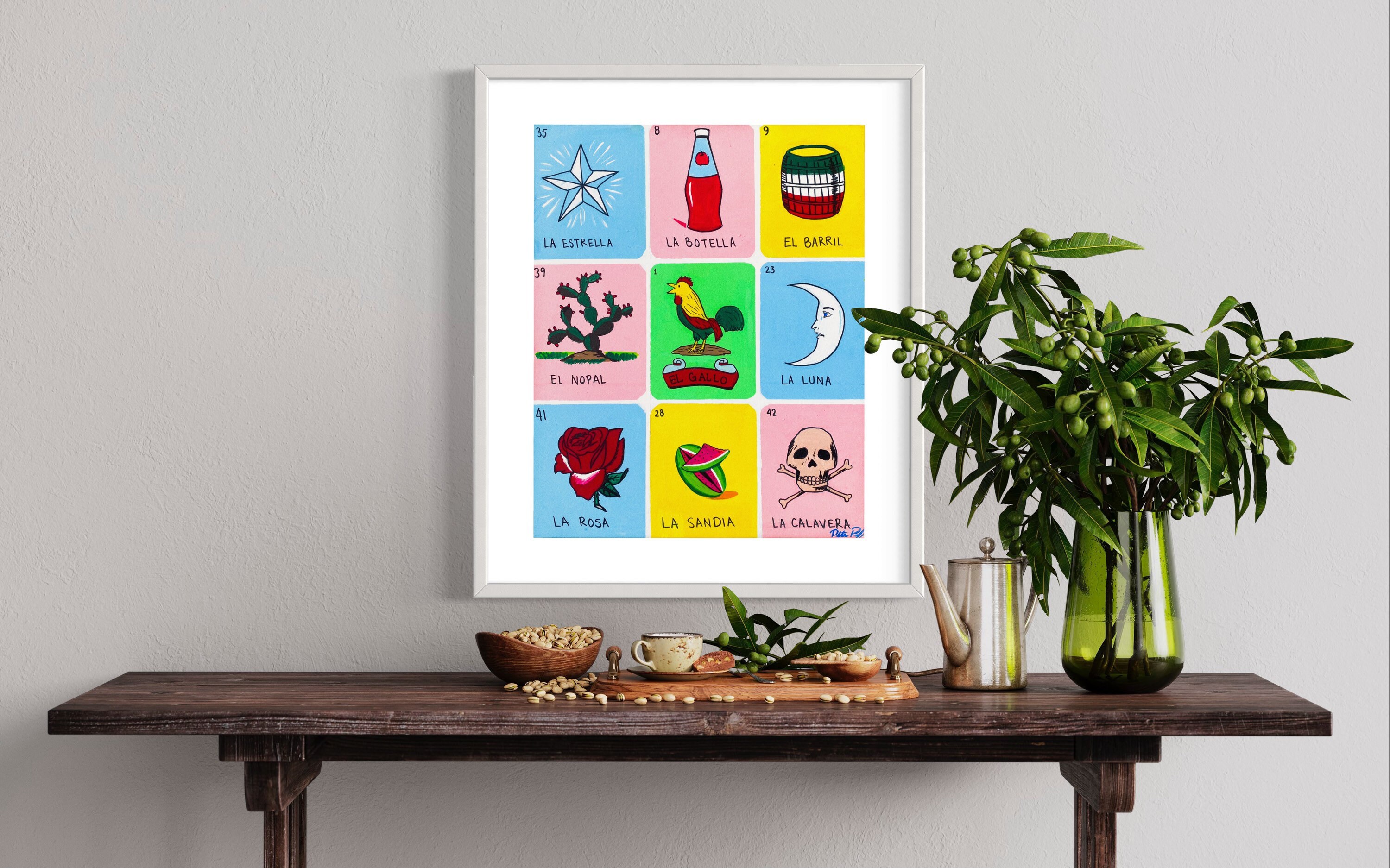 Loteria Painting - Print - Etsy