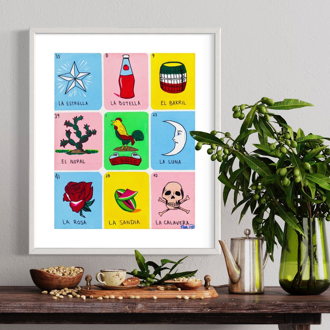 Loteria Painting - Print - Etsy