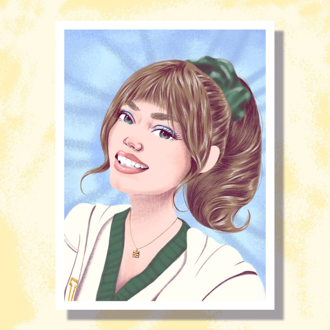 Stranger Things Chrissy Cunningham Illustration/art Print/poster ...
