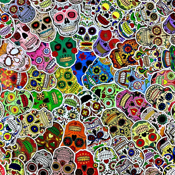 Sugar Skull Puzzle - Etsy