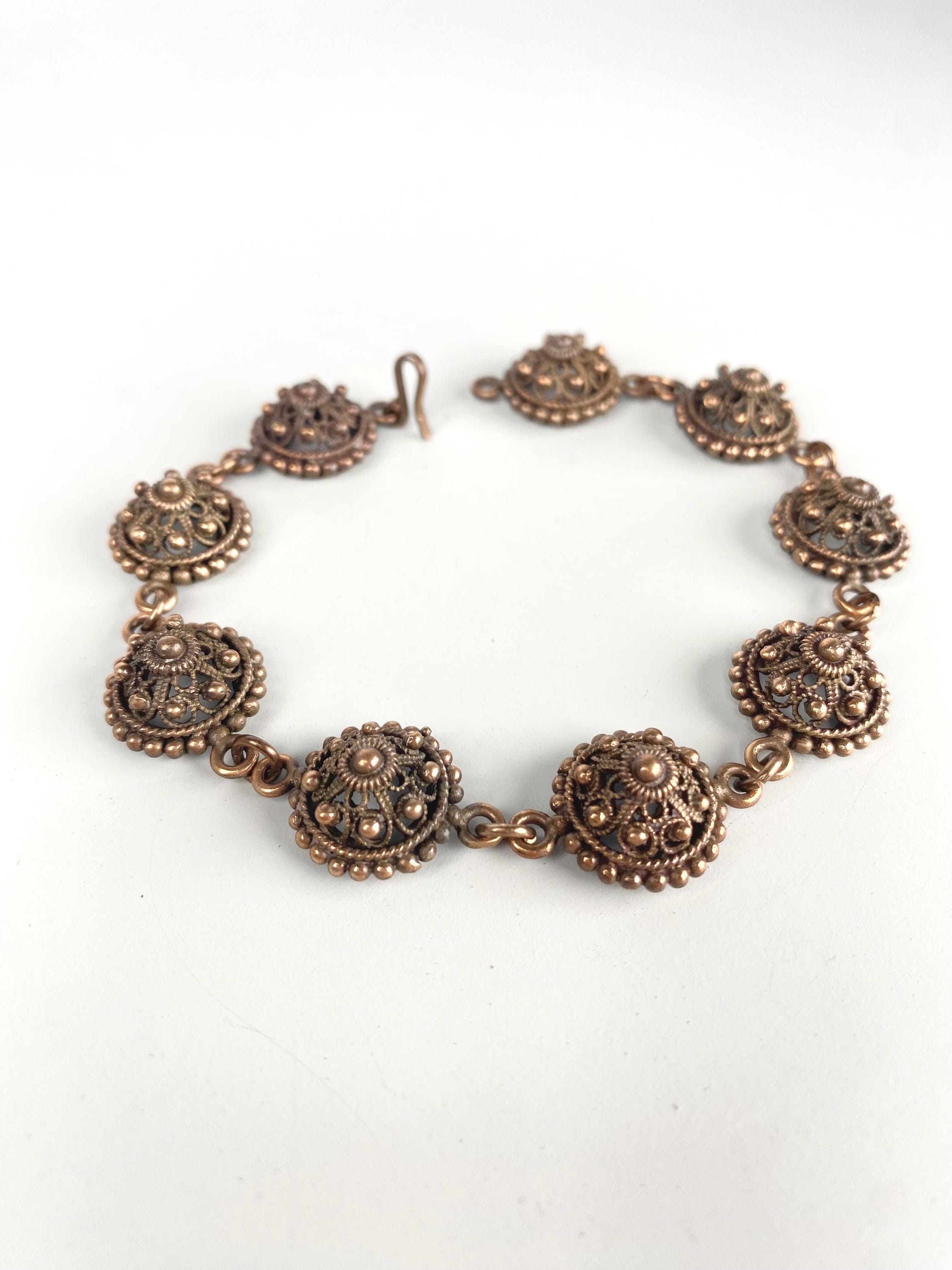 Norwegian Vintage Design Knut Paulsen Filigree Bronze Bracelet ...