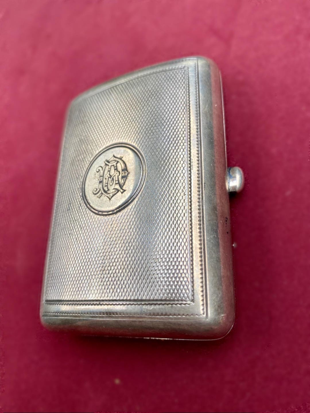 UK / London Antique Silver Art Deco Cigarette Case With Sampson Mordan ...