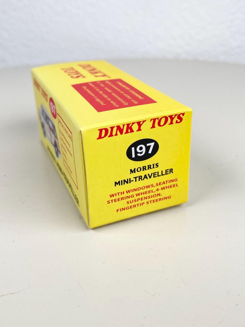 Vintage Dinky Toys 197 Green Morris Mini-traveller Excellent Condition ...