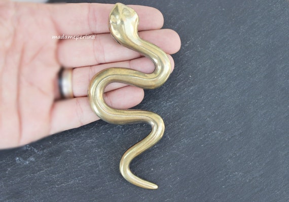 1 Snake Large Pendant Bronze Plated Detailed Turkish Jewellery - Etsy