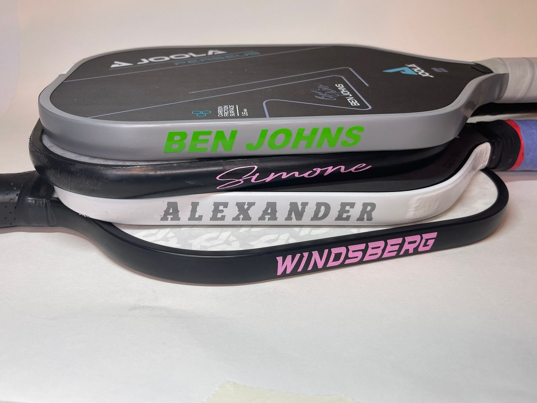 2 Custom Pickleball Paddle Labels | Paddle Sticker | Pickleball Decal ...