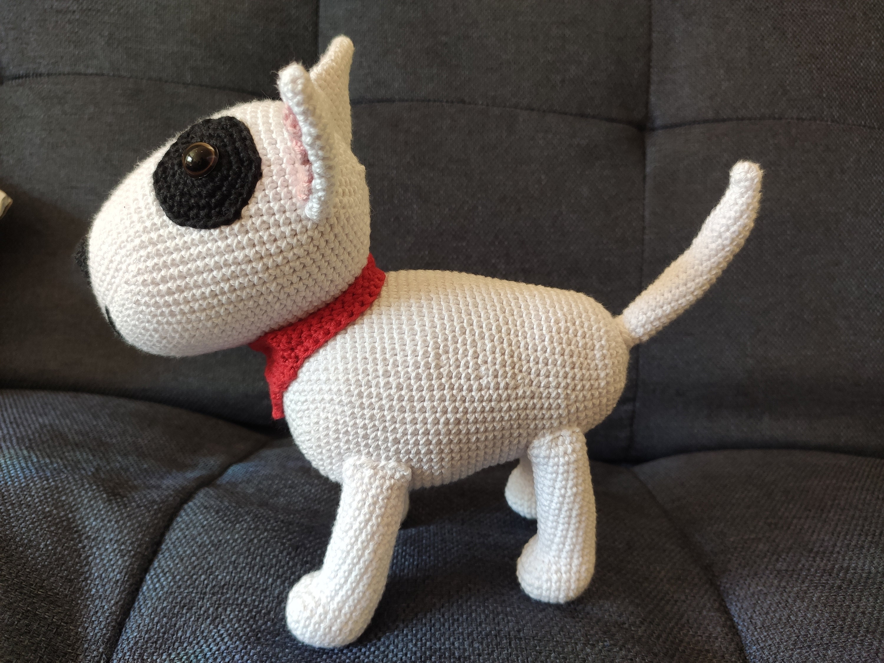 Patrón crochet perro Bull Terrier Amigurumi - Etsy España