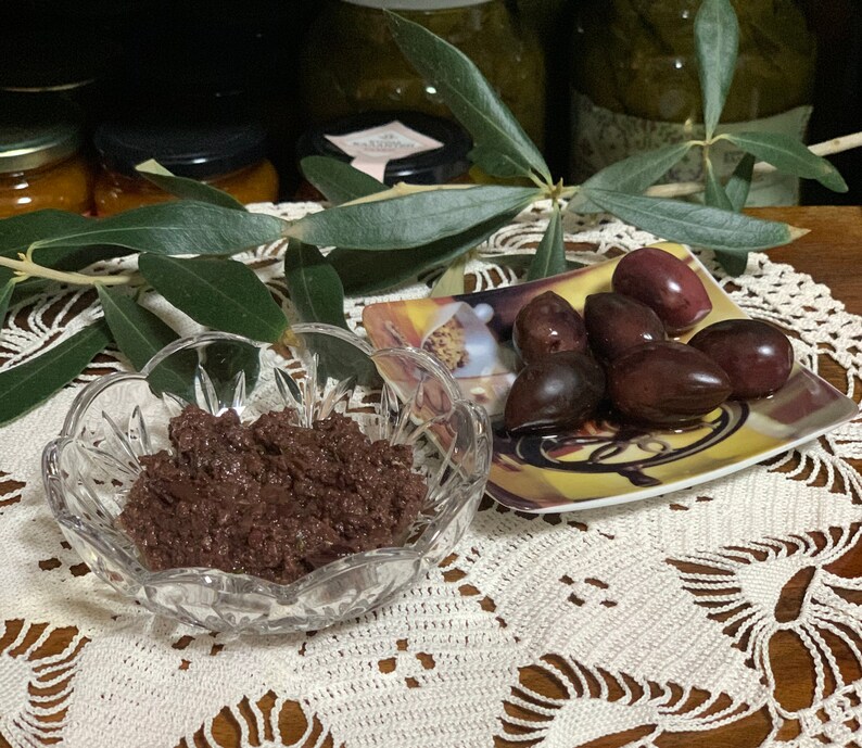 Kalamon Olive Paste, Olive Paste, Handmade Kalamon Olive Paste, Local ...