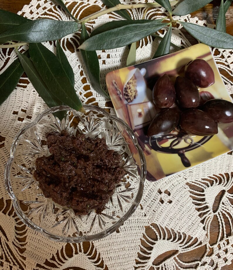 Kalamon Olive Paste, Olive Paste, Handmade Kalamon Olive Paste, Local ...