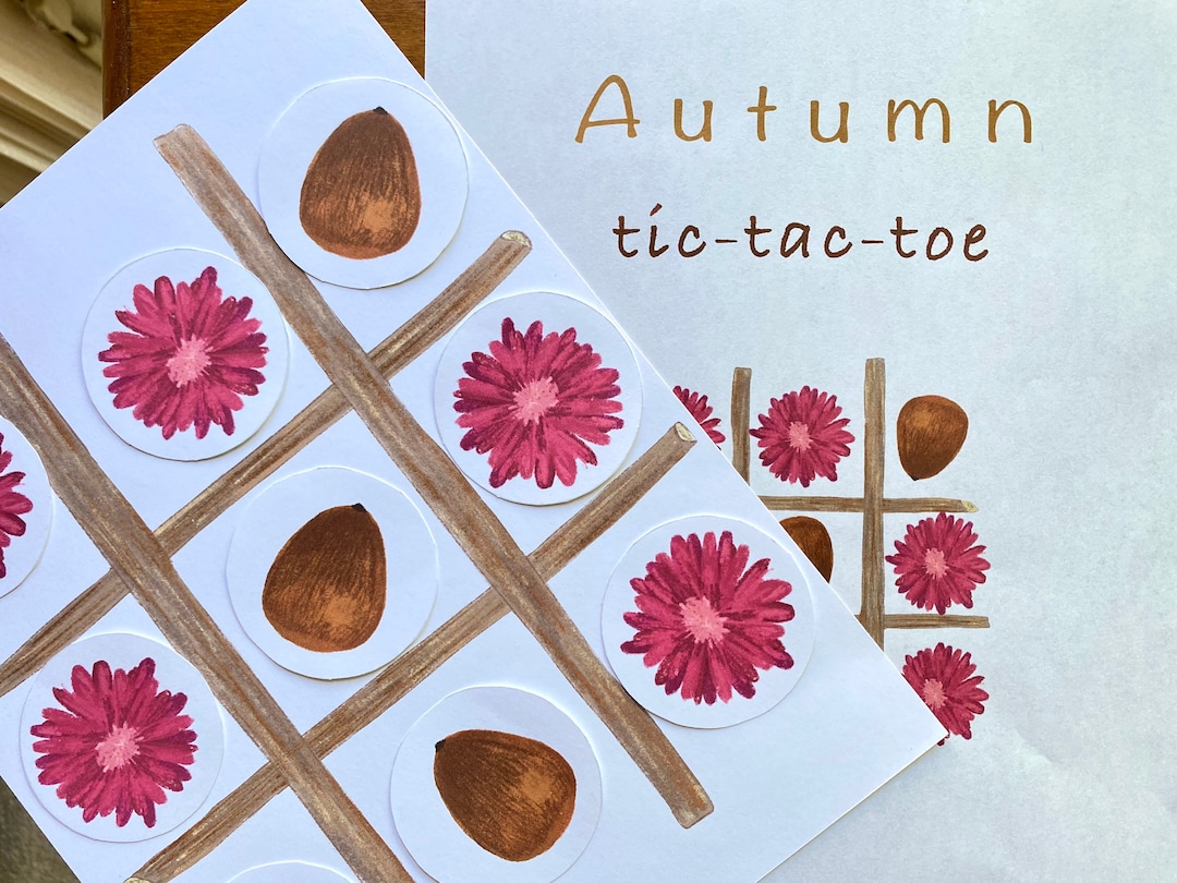 Autumn Tic-tac-toe - Etsy