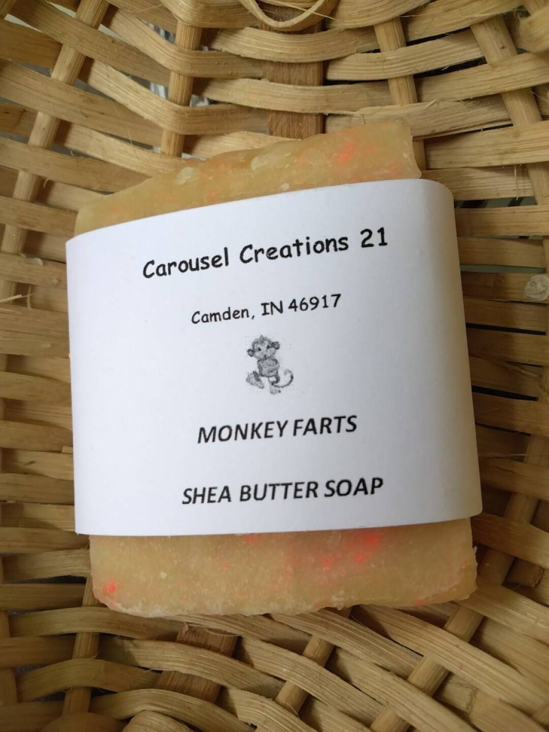 Monkey Farts Shea Butter Bar Soap Handmade Soap, Scented Soap, Shea Butter, Fruity, Banana, Fun ...