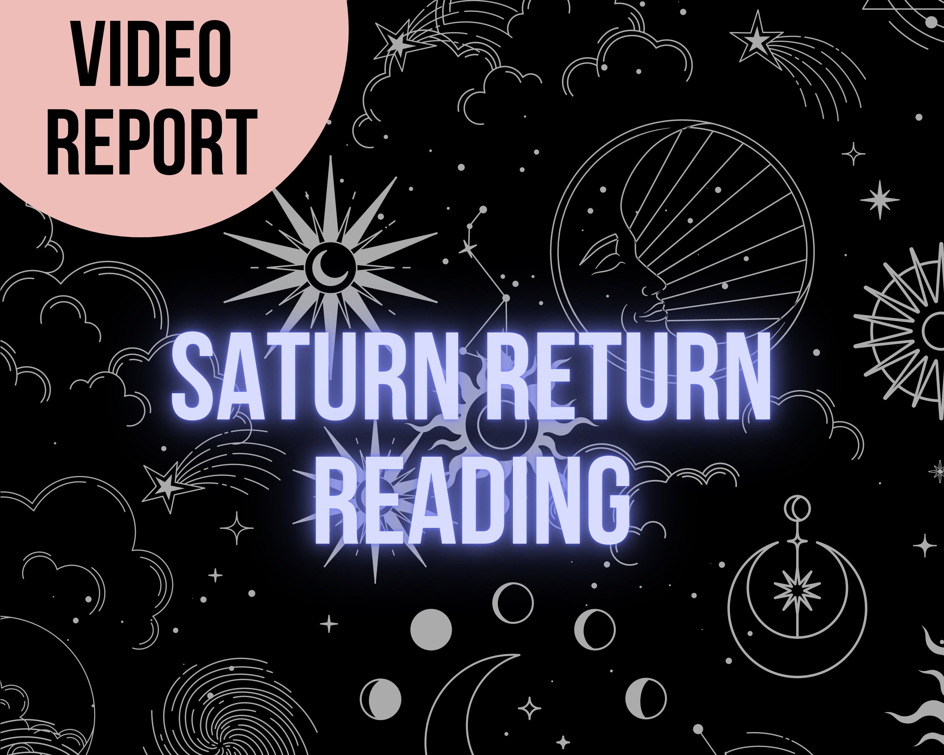 In Depth Video Saturn Return Astrology Reading Birth Chart - Etsy