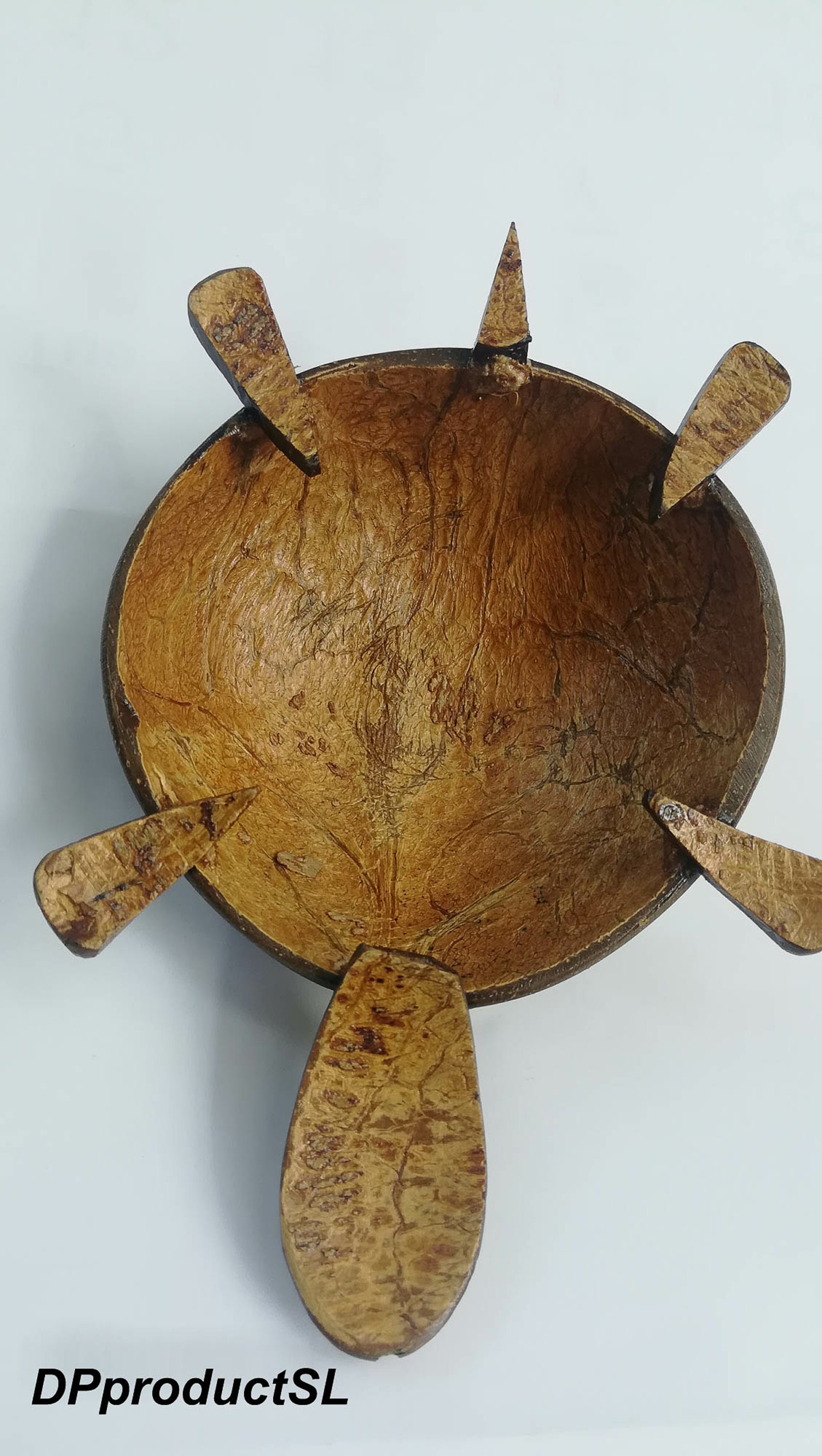Coconut Shell Tortoise/coconut Shell Craft/carved Turtle Ashtray ...