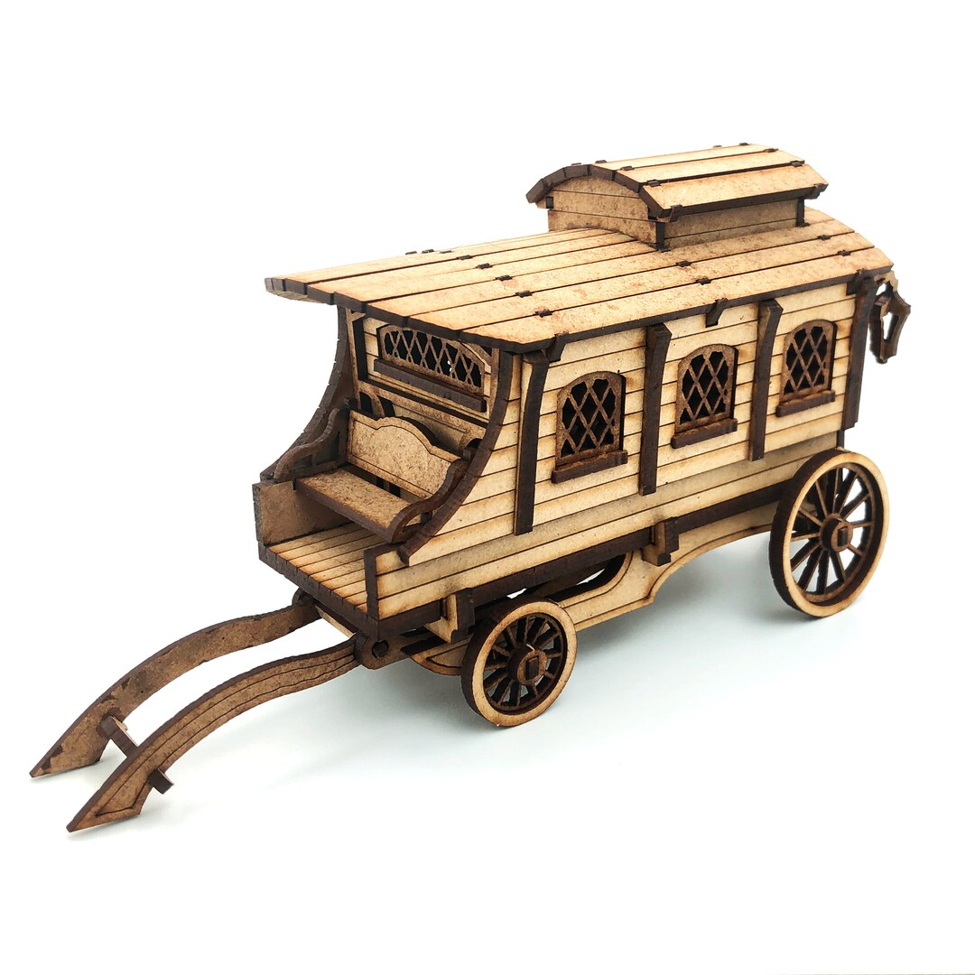 The Caravan Laser-cut Model Kit - Etsy