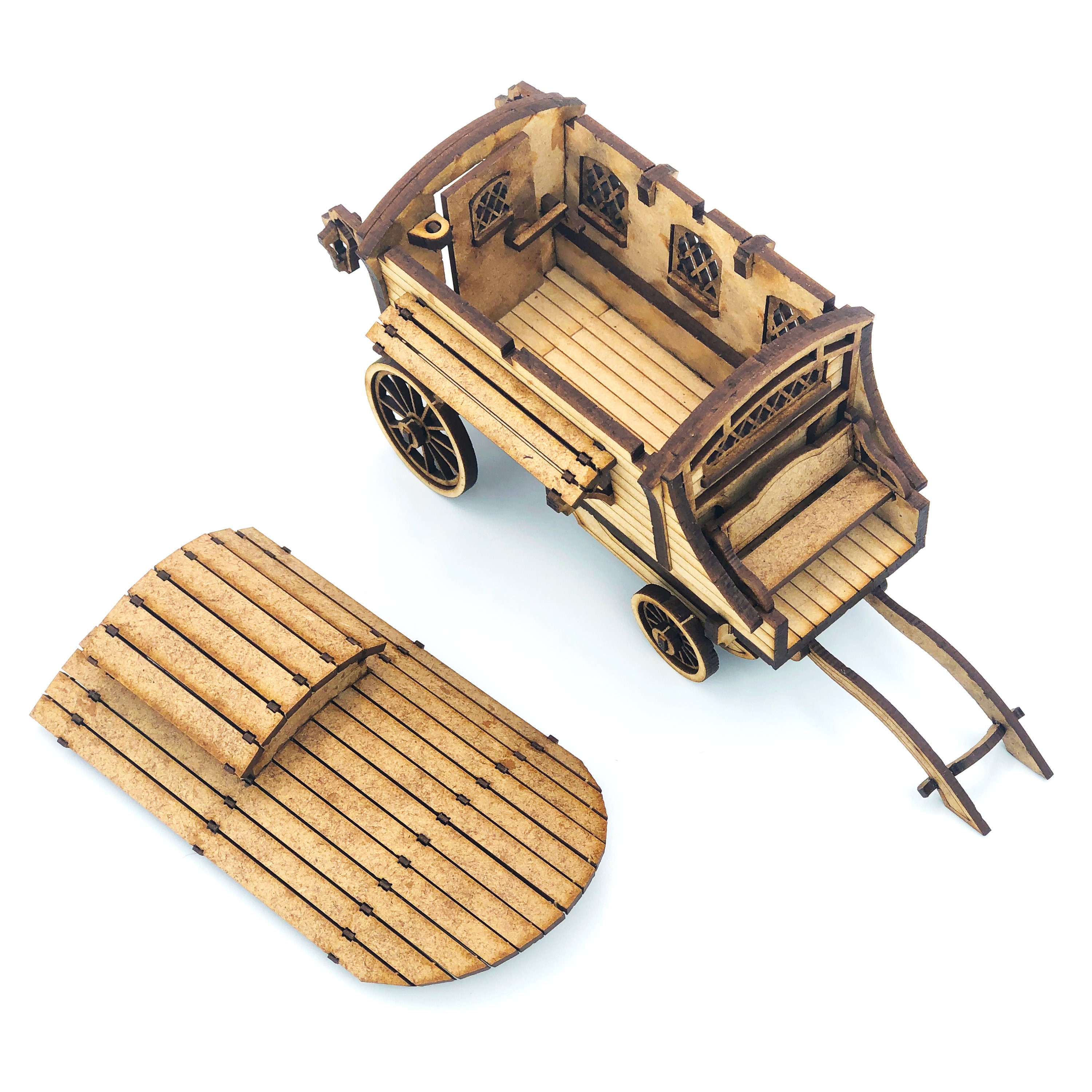 The Caravan Laser-cut Model Kit - Etsy