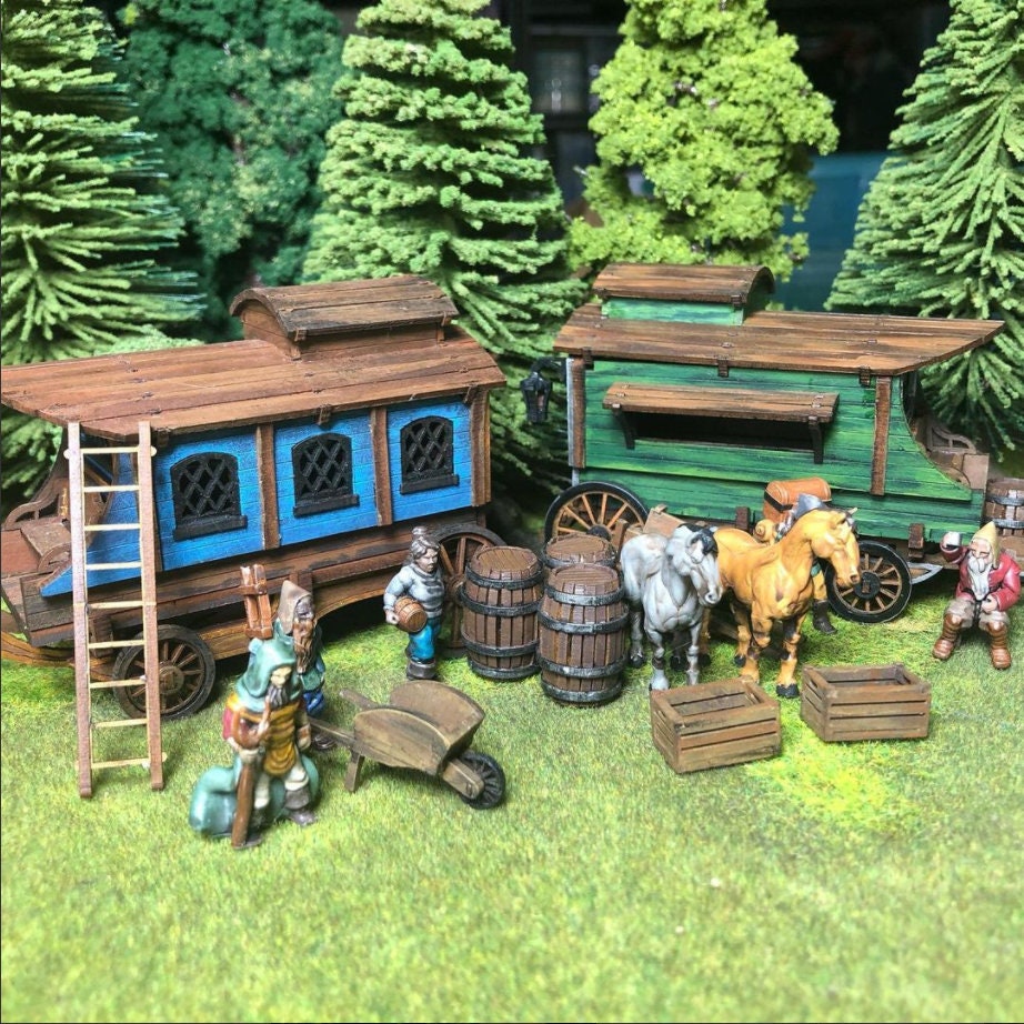 The Caravan Laser-cut Model Kit - Etsy