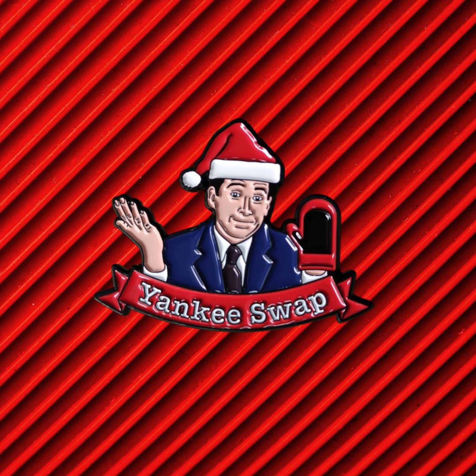 Michael Scott Pin - the Office - Yankee Swap - Soft Enamel Pin- Dunder ...