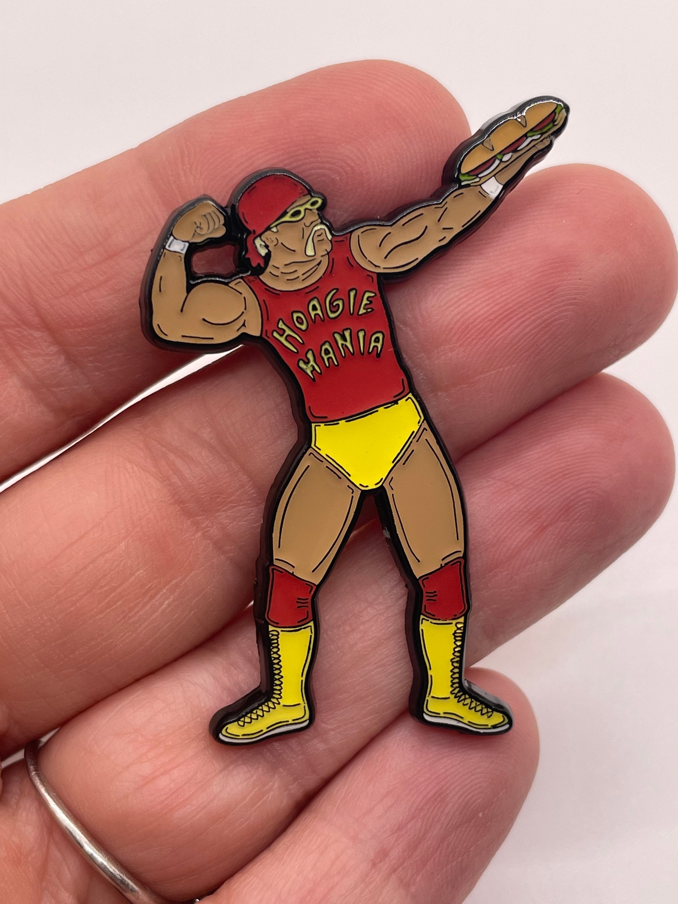 Hulk Hogan Enamel Pin- Hoagie- Sandwich- Wawa - 80s Wrestling- Hulkster ...