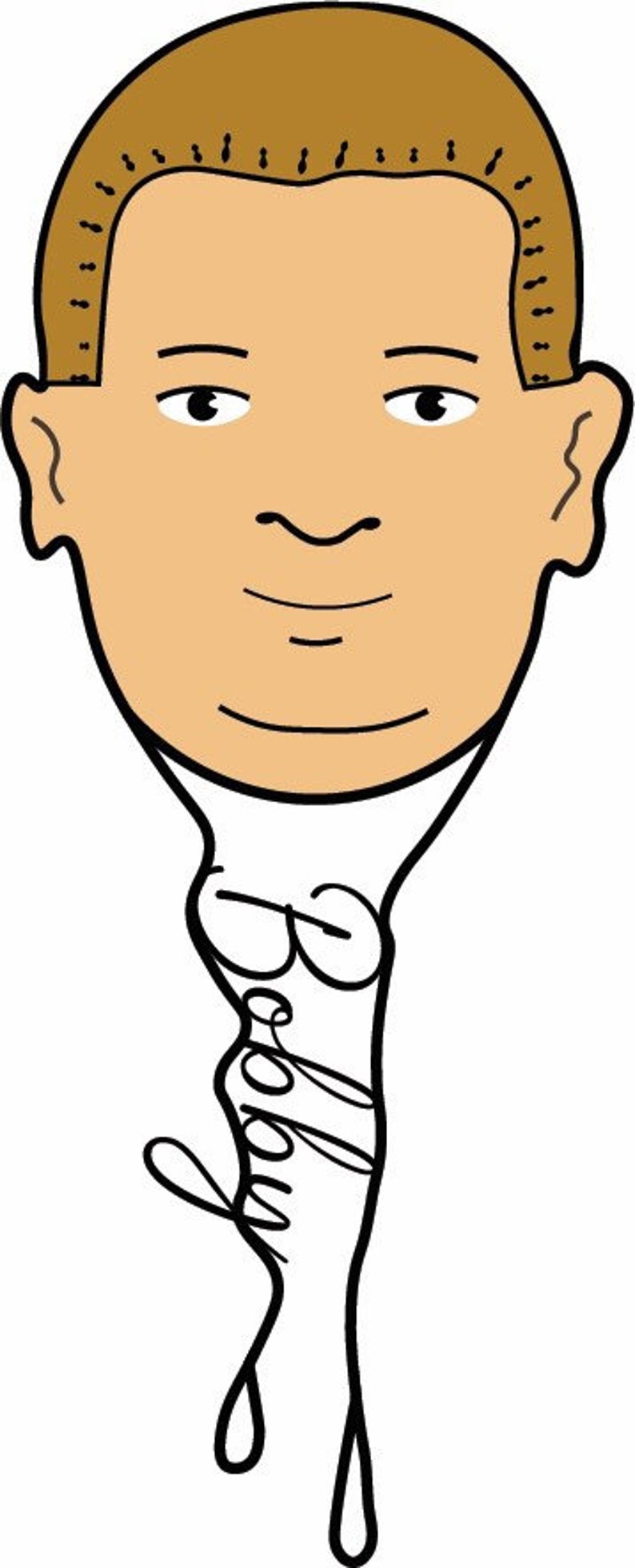 Bobby Hill Sticker Bobby Pin Sticker King of the Hill - Etsy