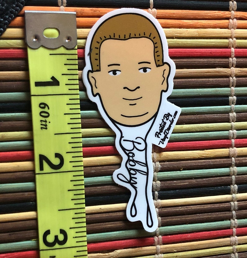 Bobby Hill Bobby Pin Sticker - King of the Hill Vinyl Decal - Etsy