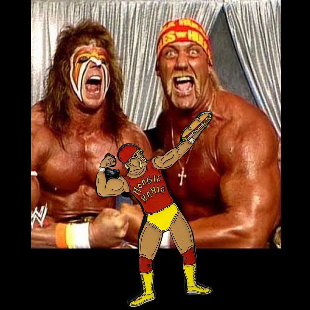 Hulk Hogan Enamel Pin Hoagie Sandwich Wawa 80s Wrestling - Etsy