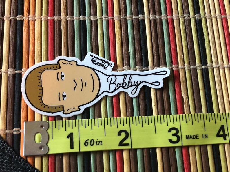 Bobby Hill Sticker Bobby Pin Sticker King of the Hill - Etsy
