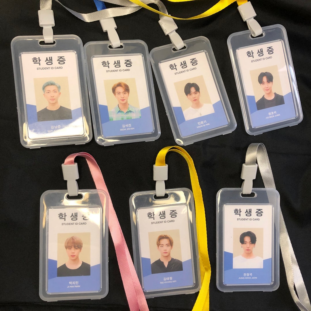 BTS ID Card - Etsy