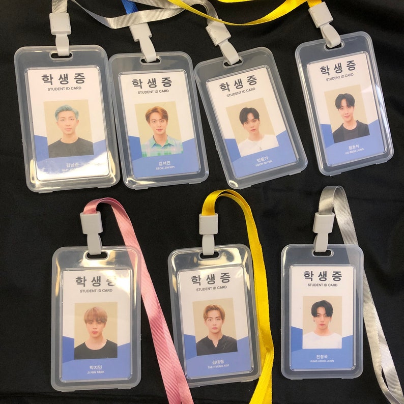 BTS ID Card - Etsy