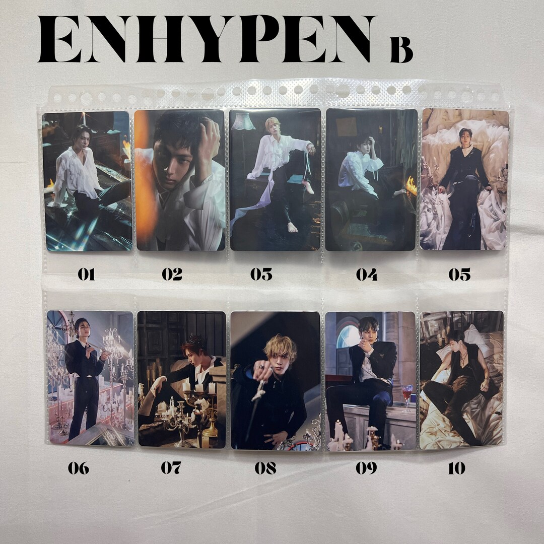 PHOTO CARDS ENHYPEN Ver. 2 - Etsy