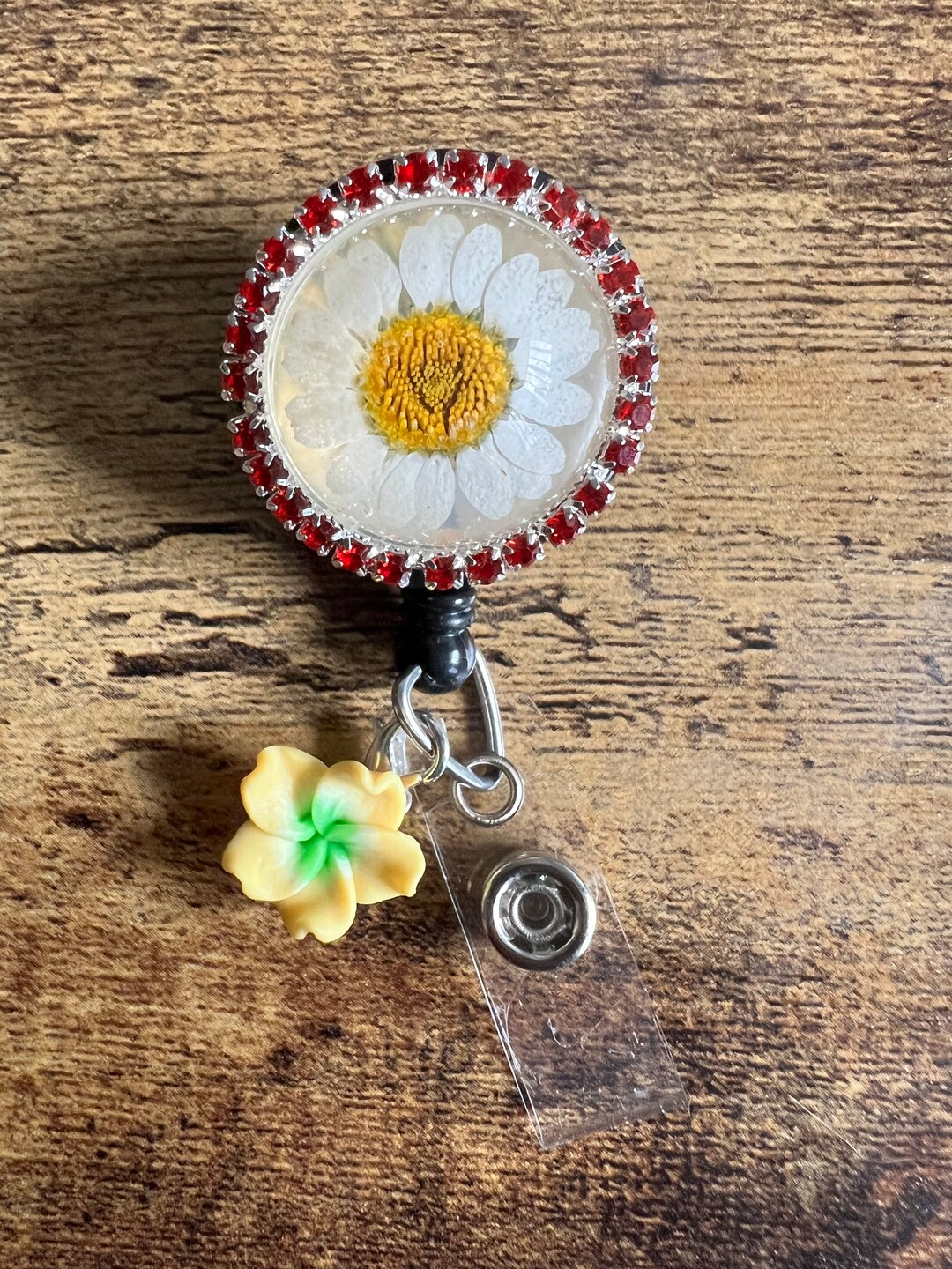 Pressed Flower Badge, Flower Badge Reel - Etsy
