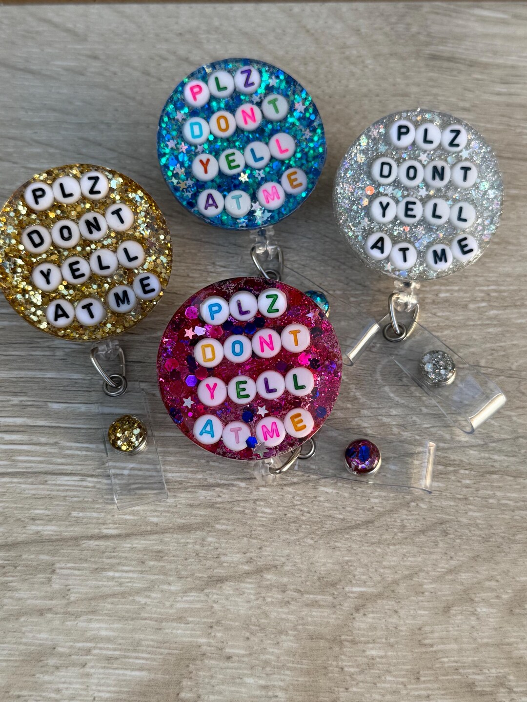 Please Don’t Yell at Me Badge Reel, Custom Badge Reel, Custom Name Tag ...