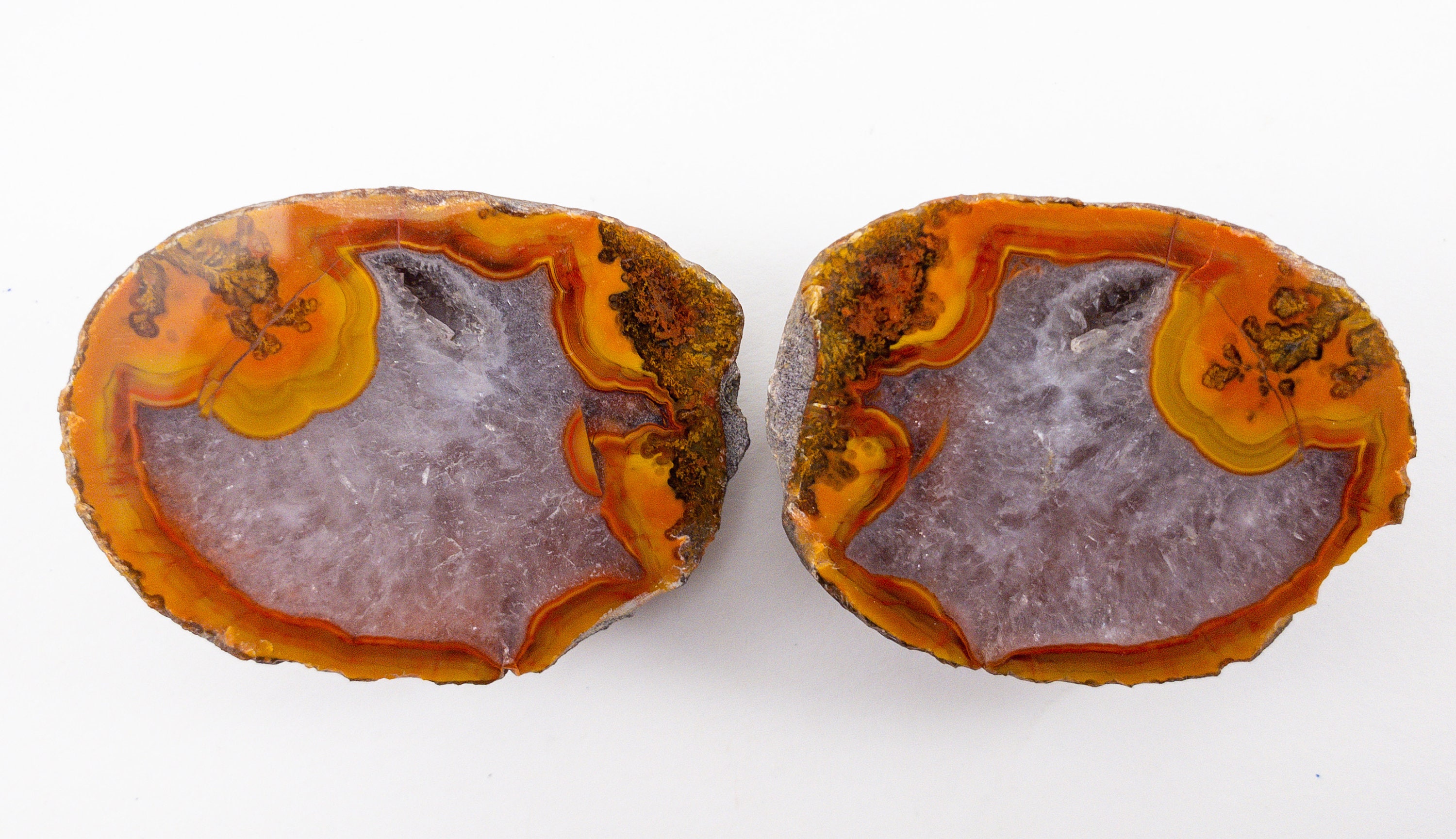 Blood Red Warring States Agate Polished Pair - Etsy