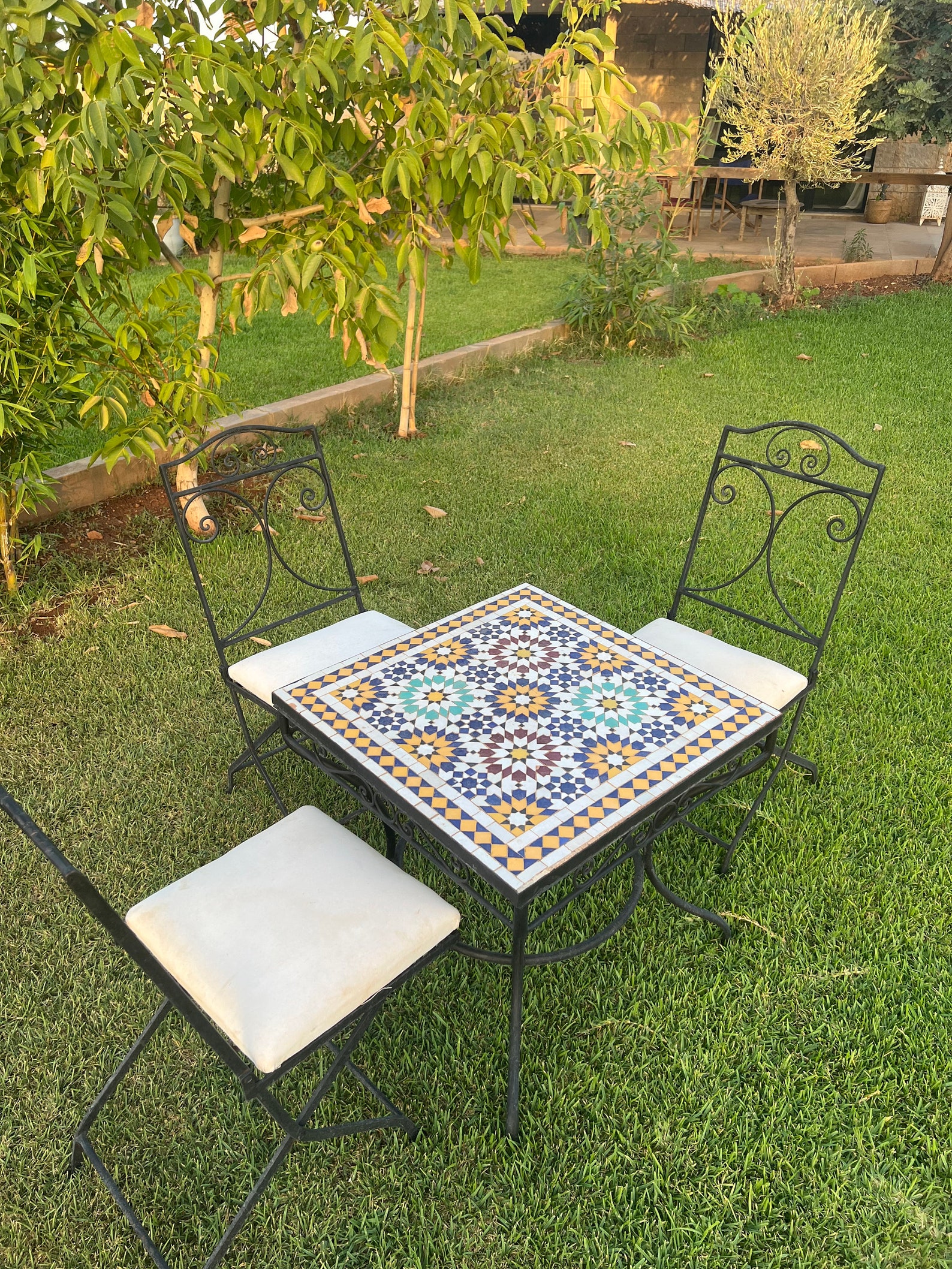 Moroccan Table, Handmade Rectangular Moroccan, Outdoor / Indoor ...