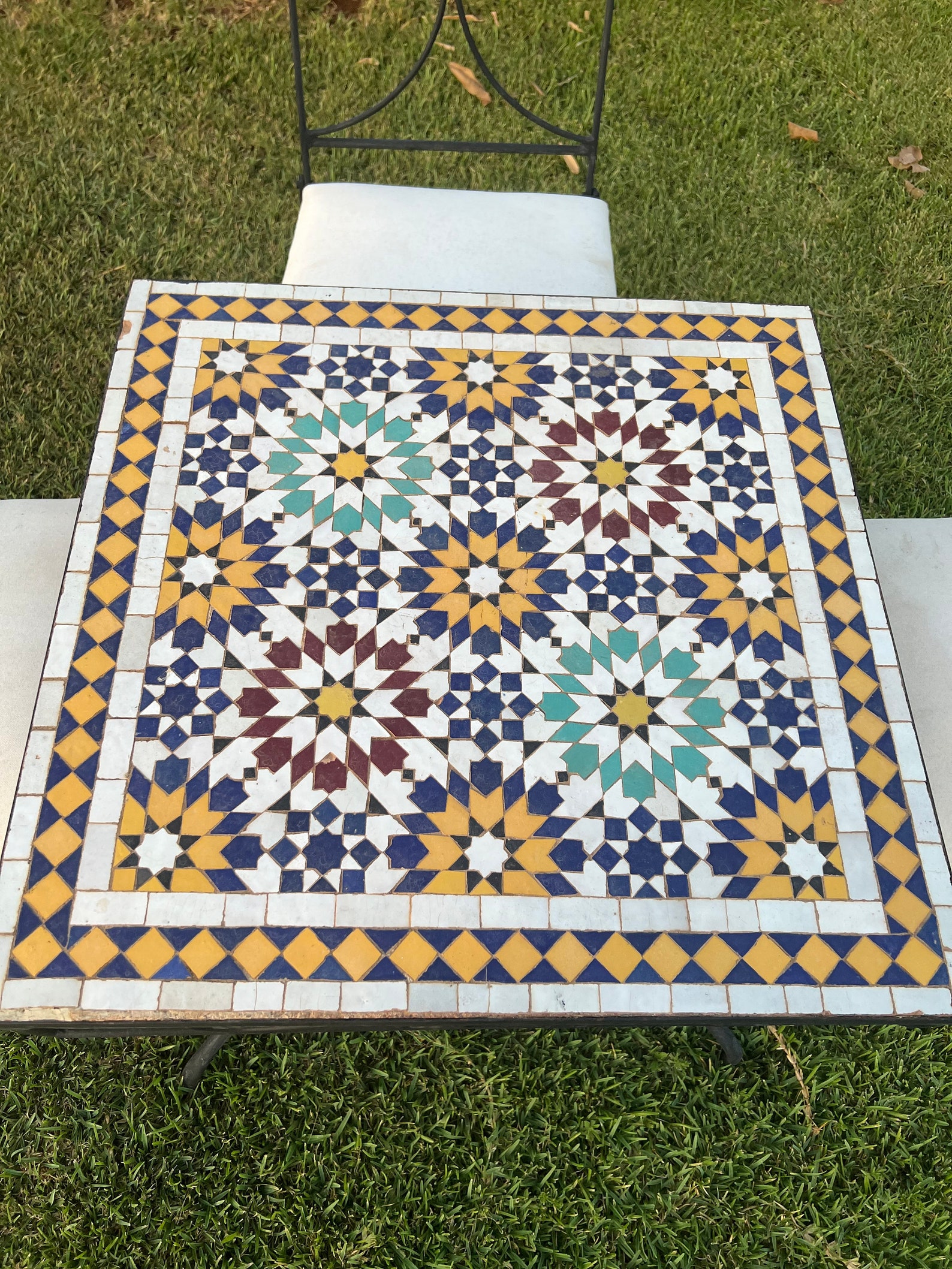 Moroccan Table, Handmade Rectangular Moroccan, Outdoor / Indoor ...
