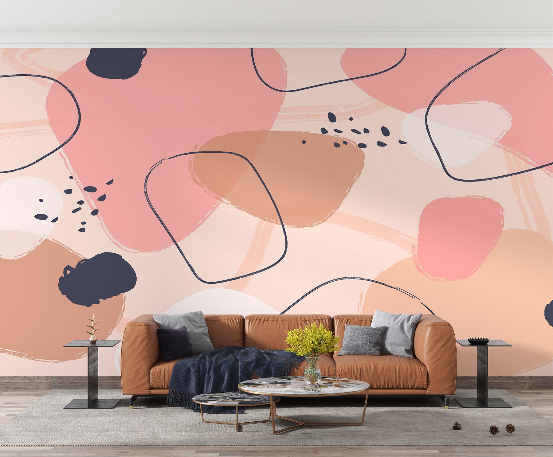 Abstract Pastel Peel and Stick Self Adhesive Wallpaper - Etsy