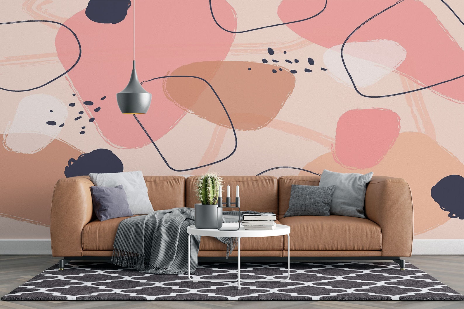Abstract Pastel Peel and Stick Self Adhesive Wallpaper - Etsy