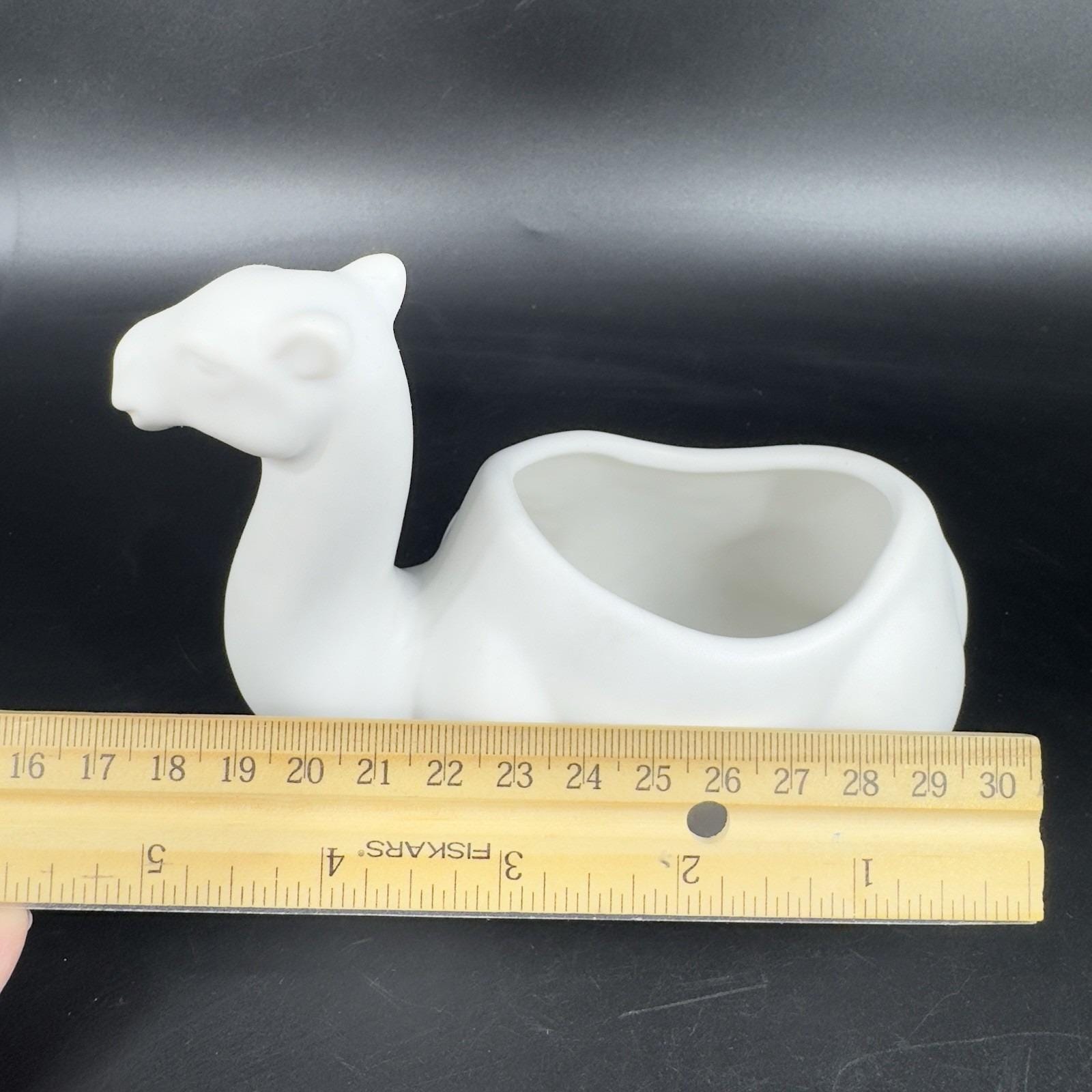 Fred One Lump or Two White Ceramic Camel Sugar Bowl Planter Flower Pot ...