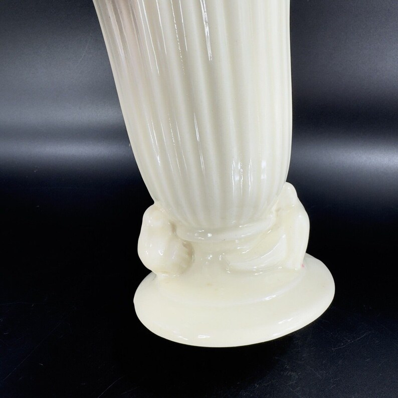 Vintage Art Deco Haeger Dove Vase 1940s White Glaze Ceramic Love Birds ...