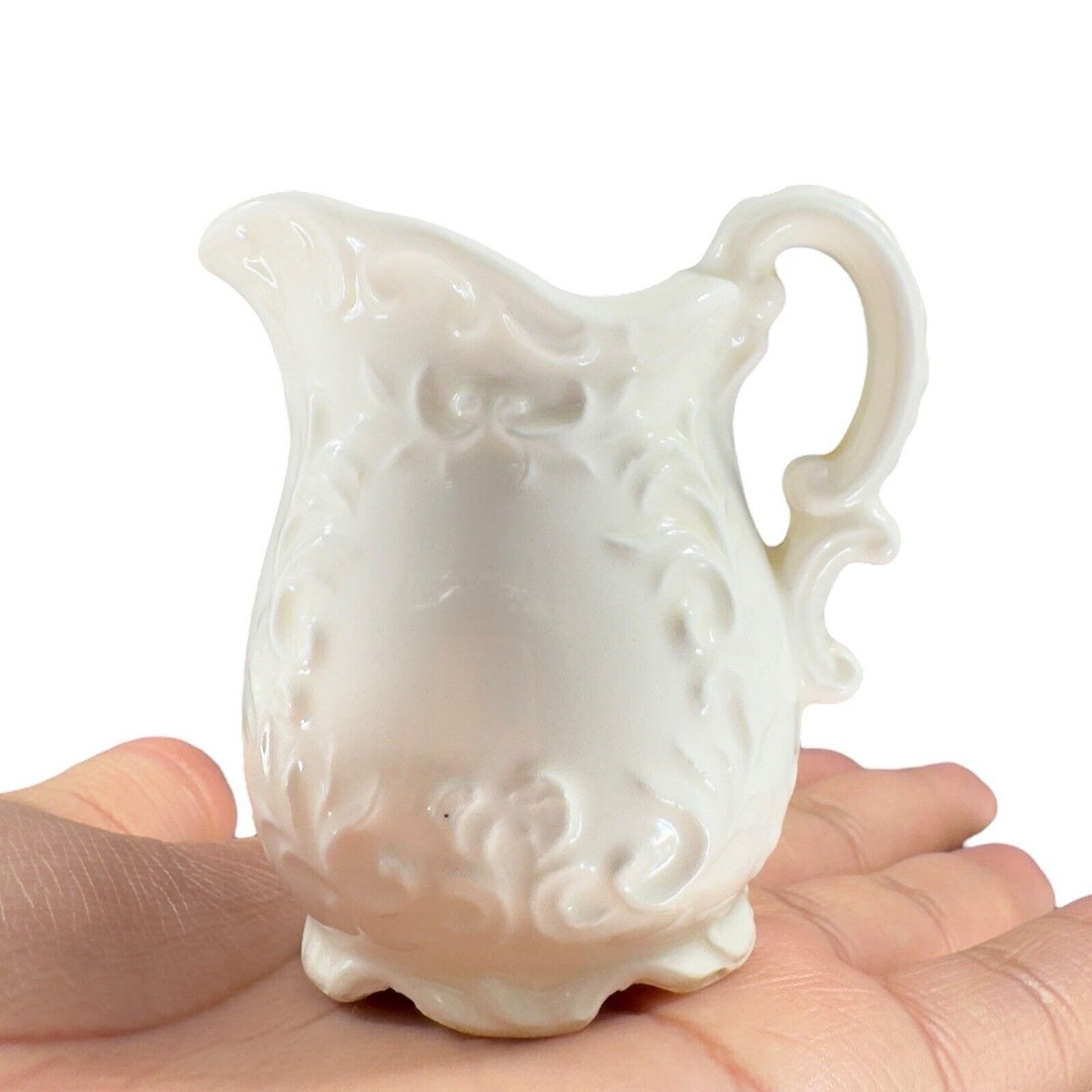 Vintage Napco Napcoware White Porcelain Miniature Creamer Small Pitcher ...