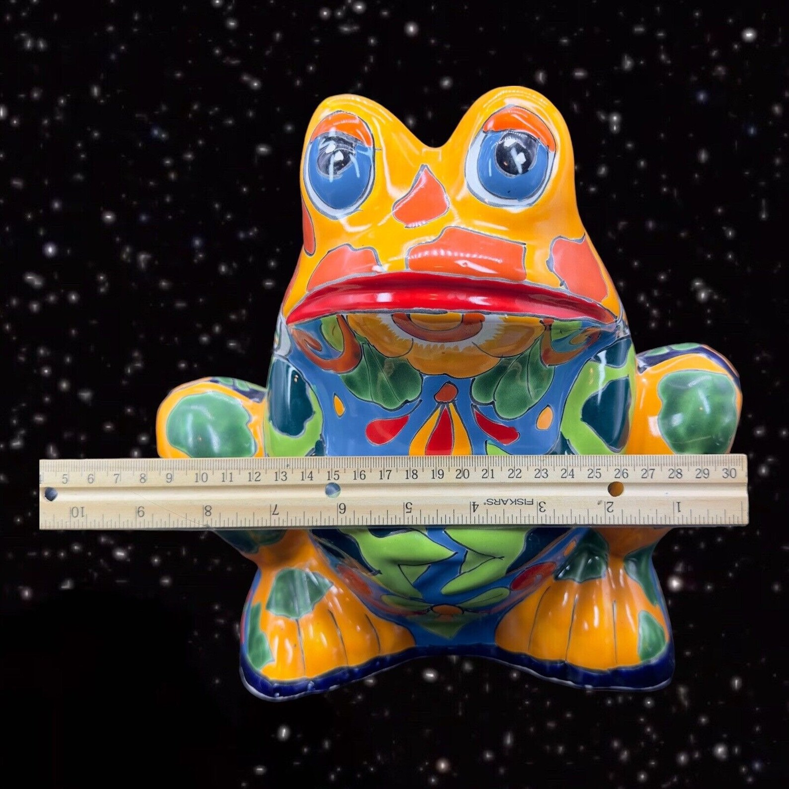 Talavera México Folk Art Pottery Planter Pot Hand Painted Frog - Etsy