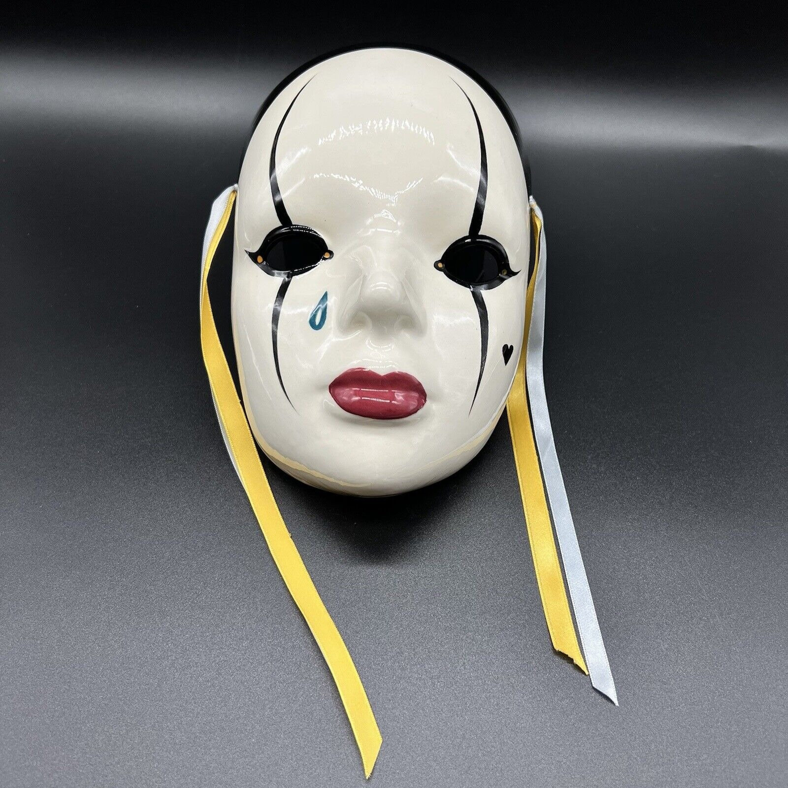 Kings & Clowns Fancy Faces Mask New Orleans Mardi Gras Signed Vtg ...