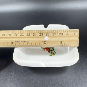 Haeger Pottery Christmas Holly Ashtray Holiday Christmas Heritage Tray ...