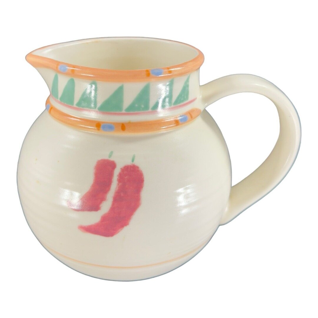 Treasure Craft TAOS 55oz Pitcher Ceramic Pottery Carafe Vintage Made in ...
