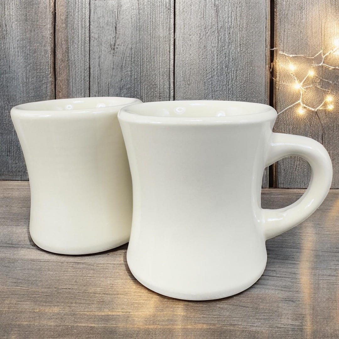 Vintage World Ultima Heavy Duty Stoneware Restaurant Ware Coffee Mugs ...