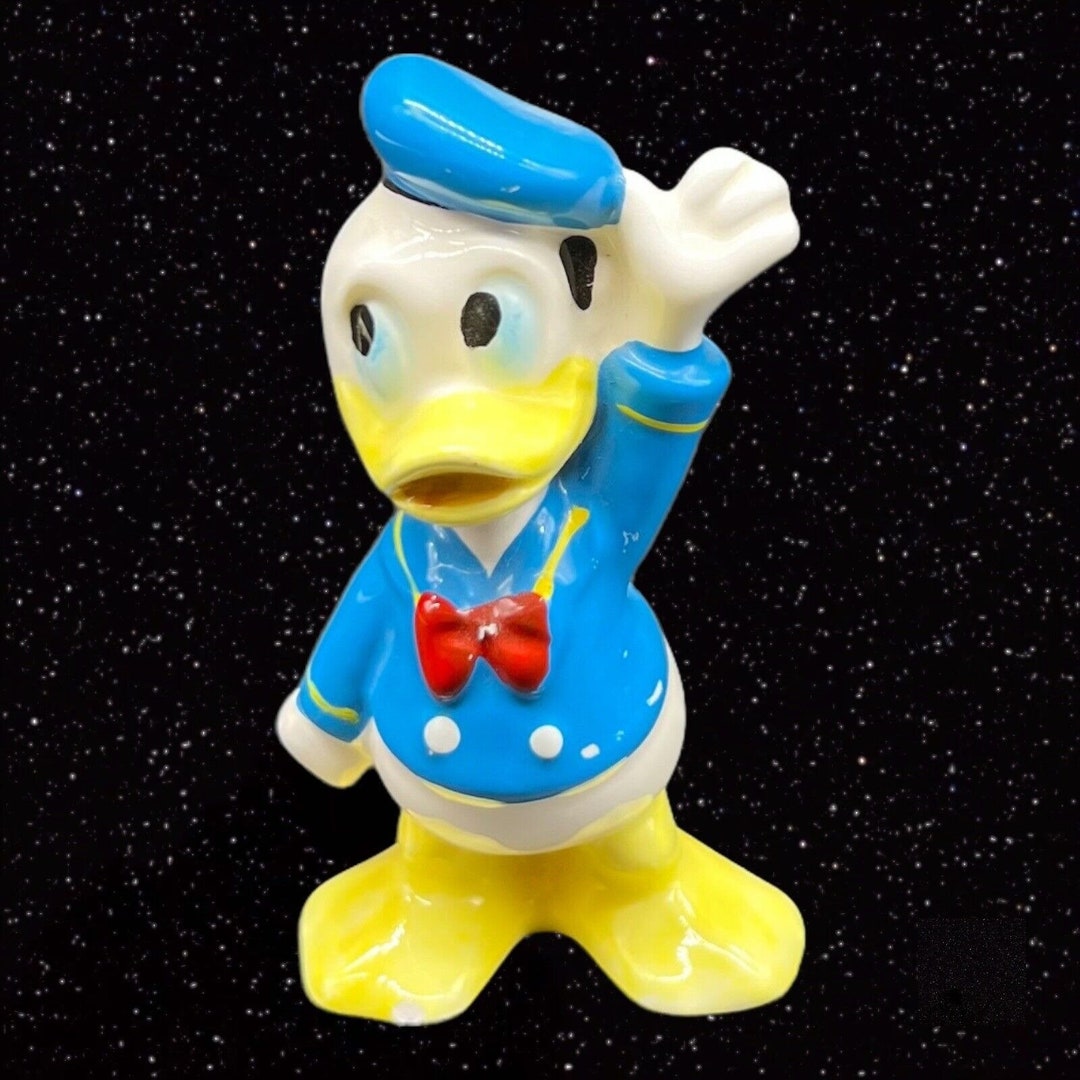Walt Disney World Donald Duck Japanese Figure Figurine Japan Ceramic 3 ...