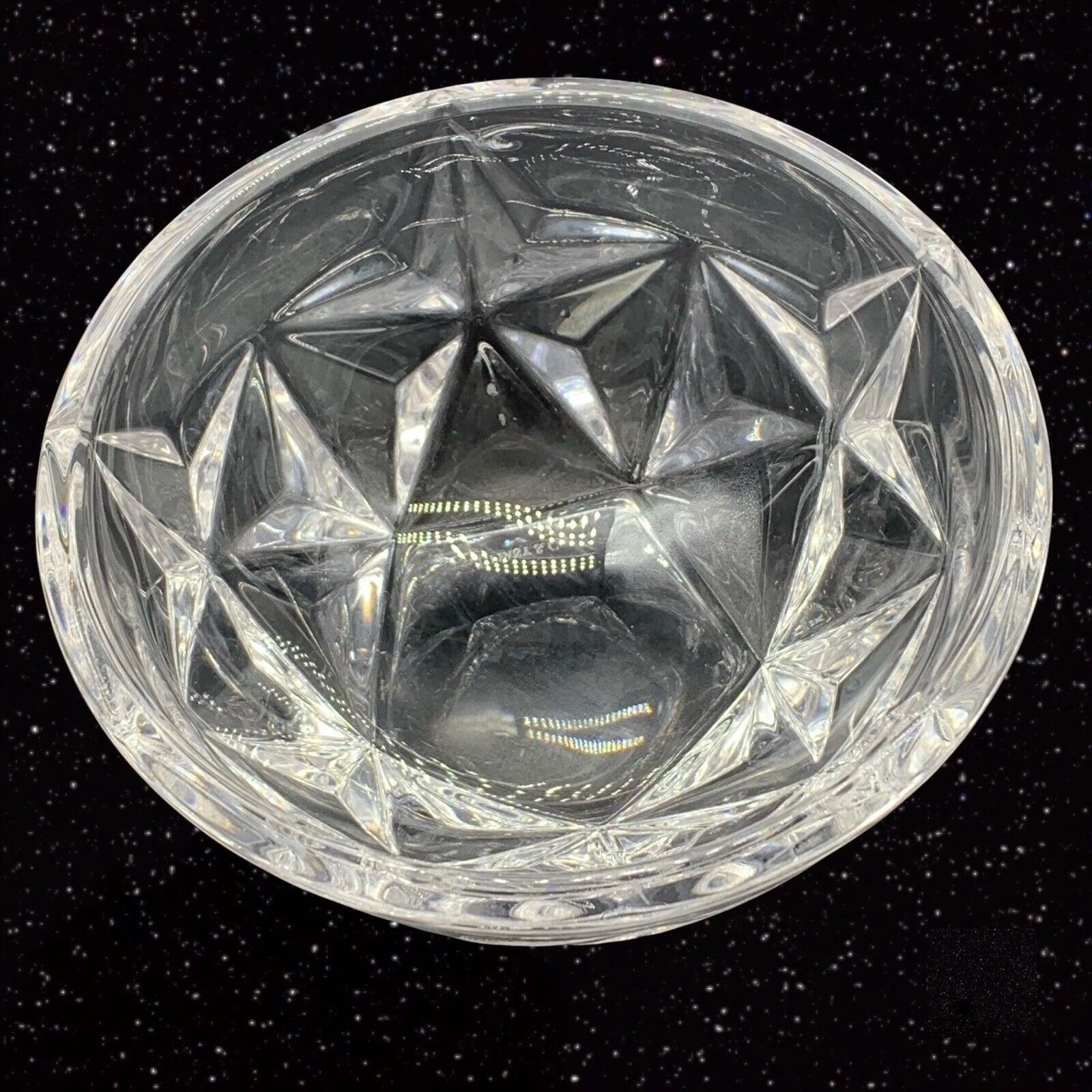 Set of 2 Tiffany & Co Crystal Star Bowl Authentic Marked 2.5T 6W - Etsy