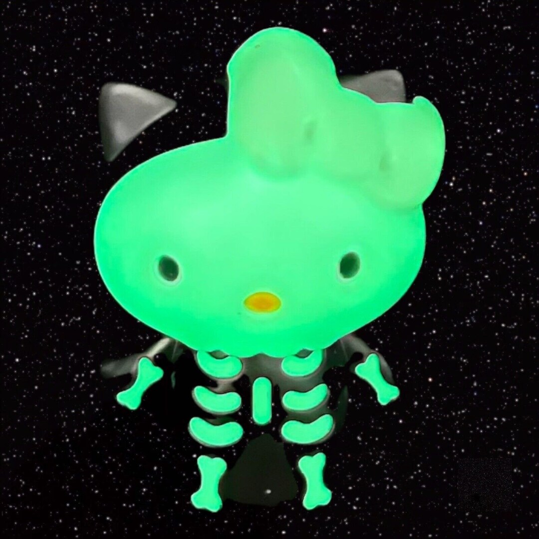 Hello Kitty Skeleton 2019 Mcdonald's Happy Meal Halloween Toy Sanrio ...