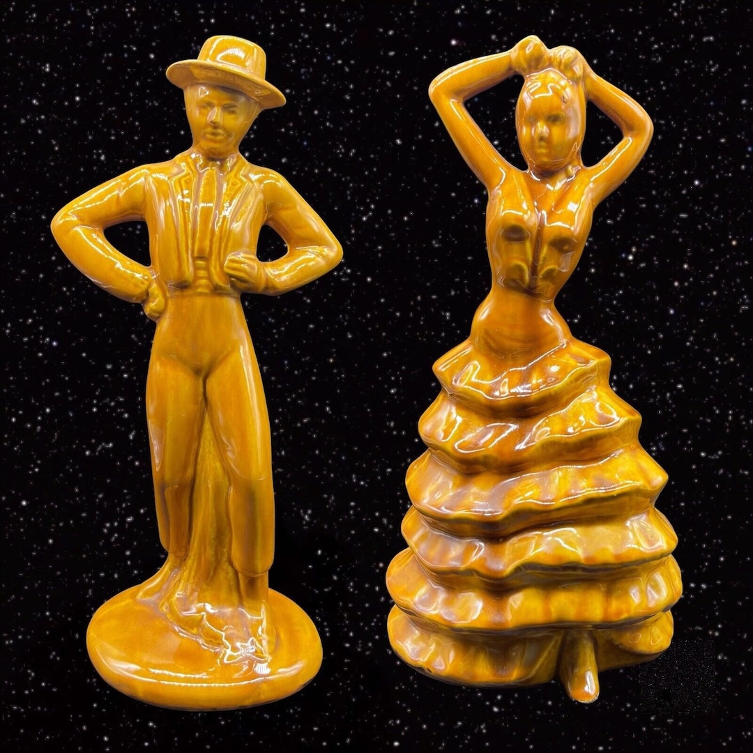 1960s Vintage Spanish Flamenco Dancer Ceramic Figurine - Etsy