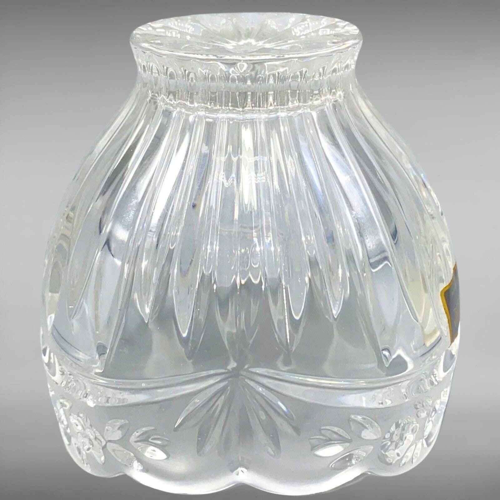 Vintage Oneida Crystal Southern Garden Roses Germany Heavy Candy Dish ...